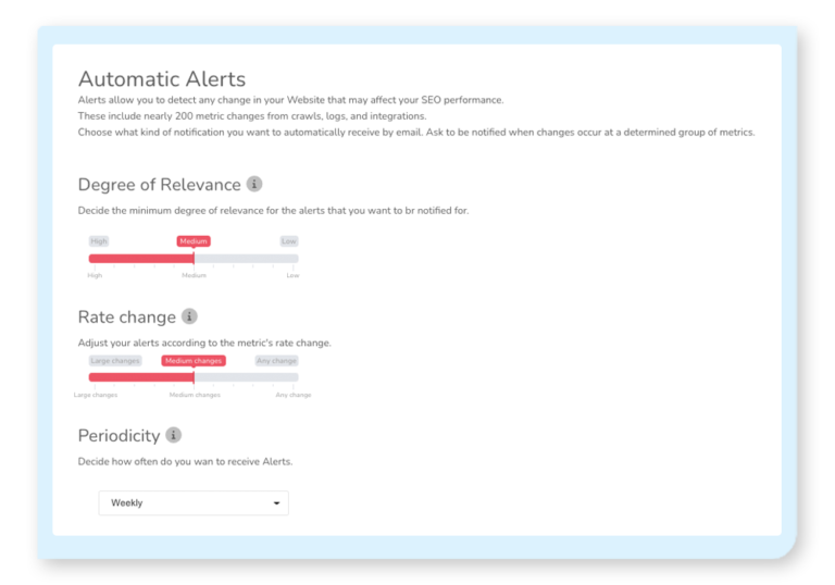 SEO Monitoring Tool with Alerts - FandangoSEO
